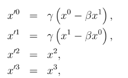 Solved The Lorentz transformations for a system S' moving | Chegg.com