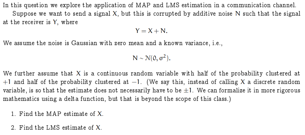 Solved In this question we explore the application of MAP | Chegg.com