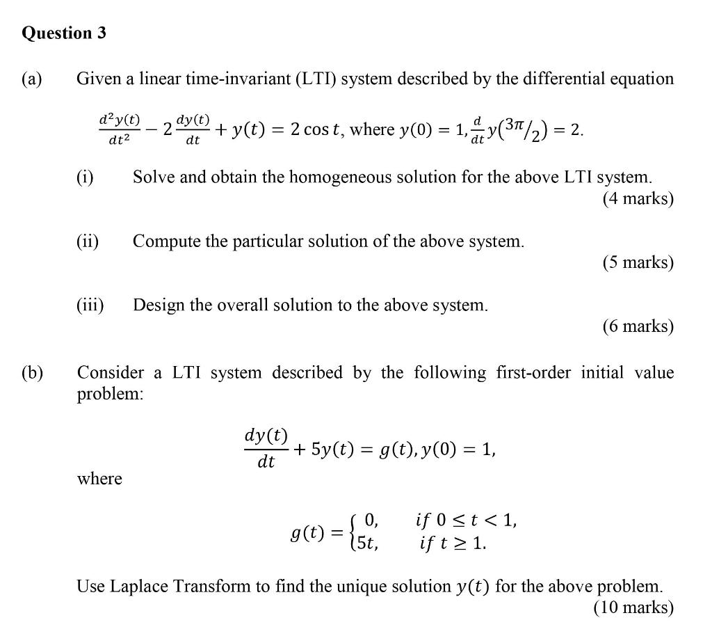 Solved Answer all questions. (Total 100 marks) Question 1 | Chegg.com