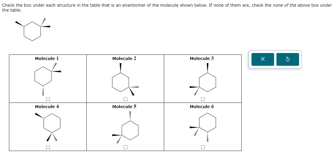 Solved Check the box under each structure in the table that | Chegg.com