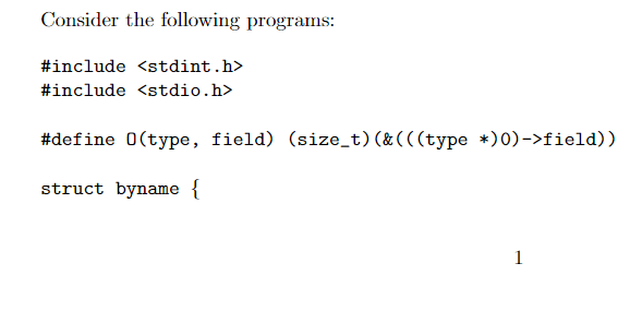 Solved Consider the following programs: #include #include | Chegg.com