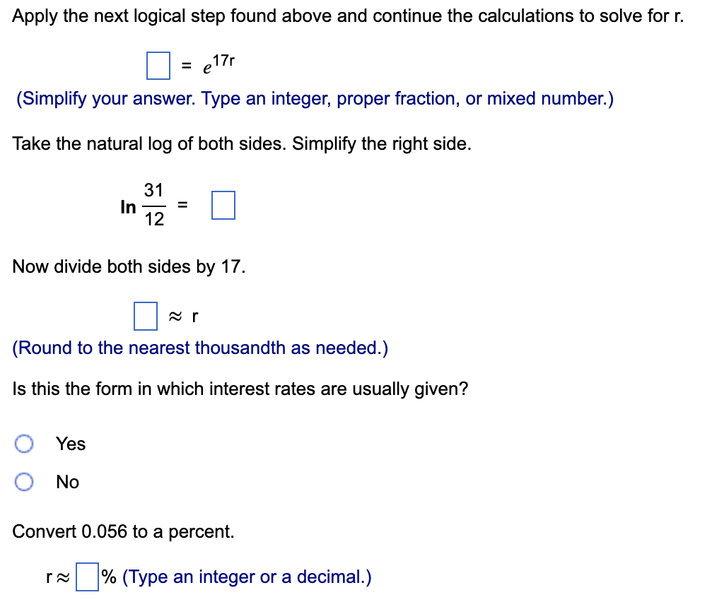 Solved What is the formula for continuous compound interest? | Chegg.com