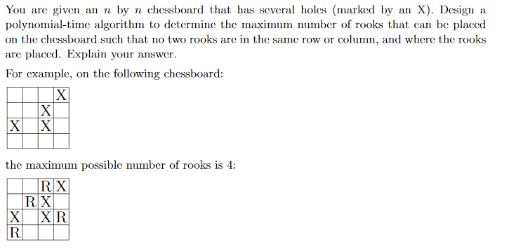 Solved You are given an by n chessboard that has several | Chegg.com