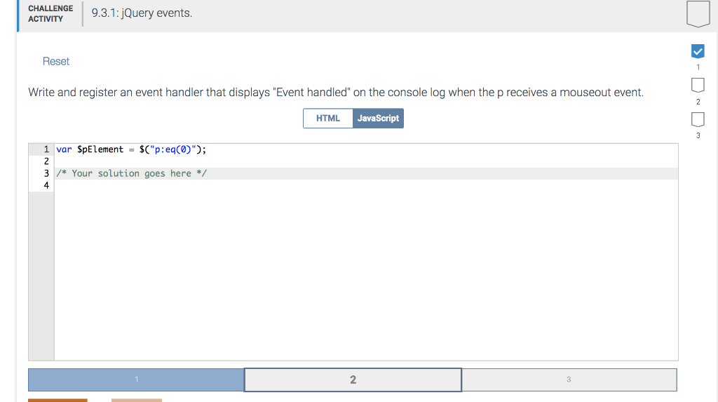 Solved Challenge 931 Jquery Events Activity Reset Write 3897
