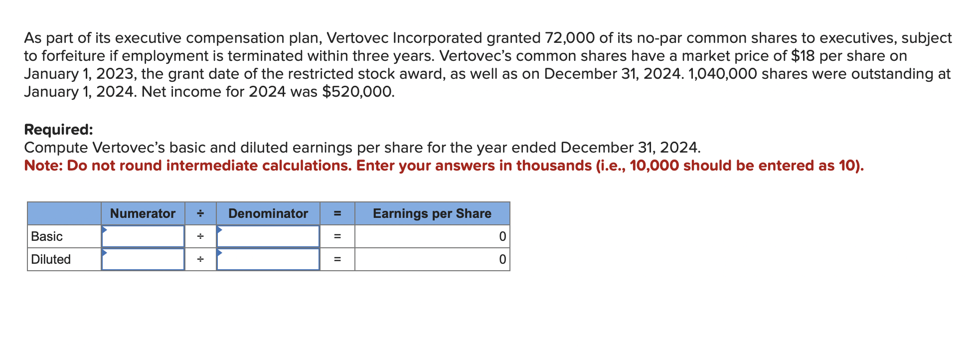 Solved On December 31,2023 , Berclair Incorporated had 460 | Chegg.com