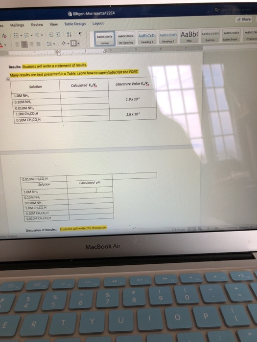 References Mailings Review View Table Design Layou