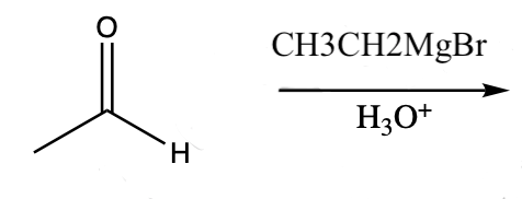 Solved ОН CH3CH2MgBr H3O+ H O CH3MgBr H30+ | Chegg.com