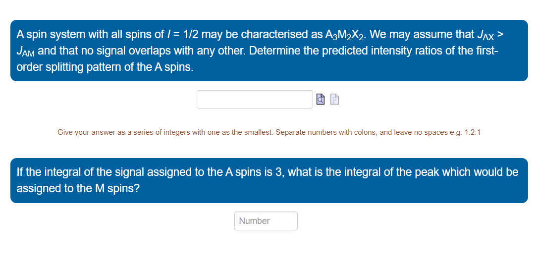 Solved A spin system with all spins of I = 1/2 may be | Chegg.com