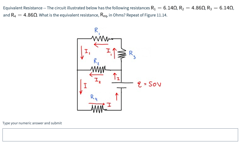 Solved 6.142, Equivalent Resistance -- The circuit | Chegg.com