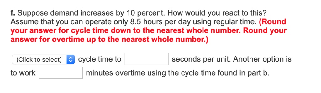 Solved An assembly line is to be designed to operate 8.5 | Chegg.com