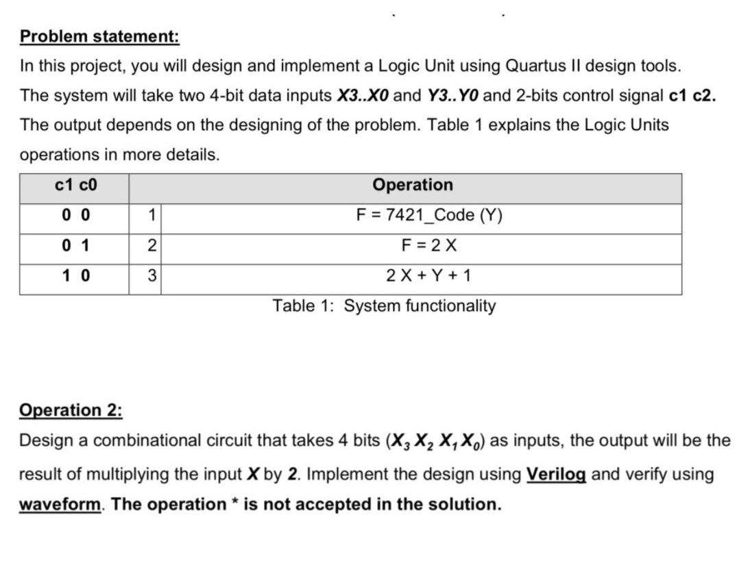 Solved Design a combinational circuit that takes 4 bits (X3 | Chegg.com
