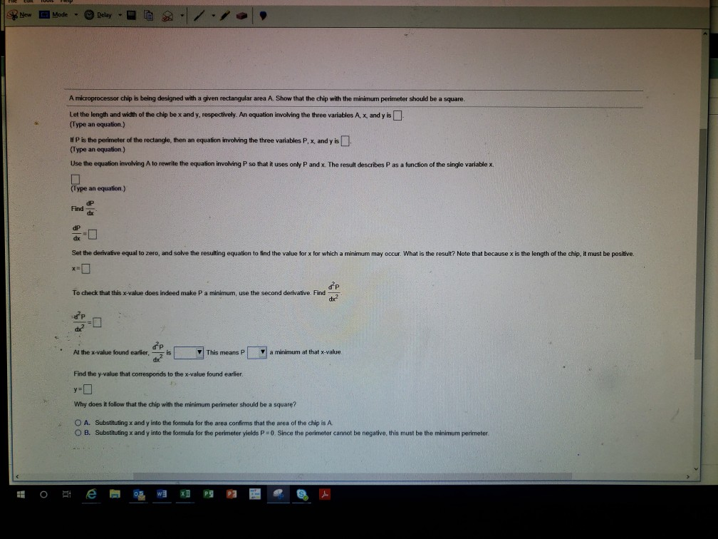 Solved Now Mode- Delay A microprocessor chip is being | Chegg.com