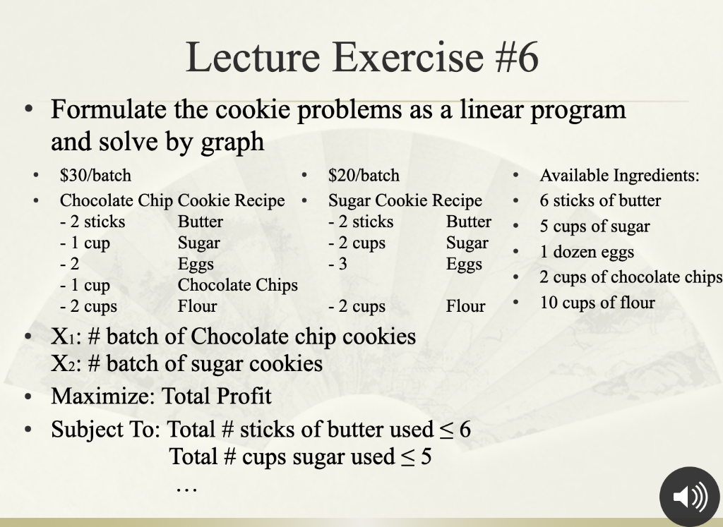 Solved Lecture Exercise #6 . . . . cups of - 1 cup - 2 cups | Chegg.com