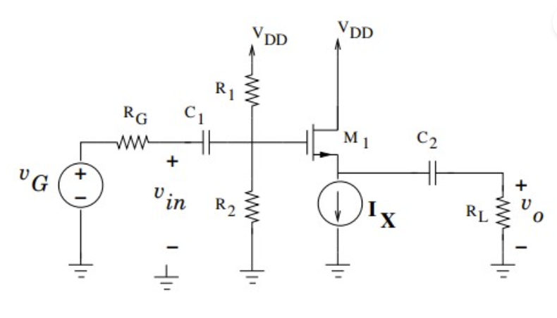 Solved Draw the mid-frequency AC small signal equivalent | Chegg.com
