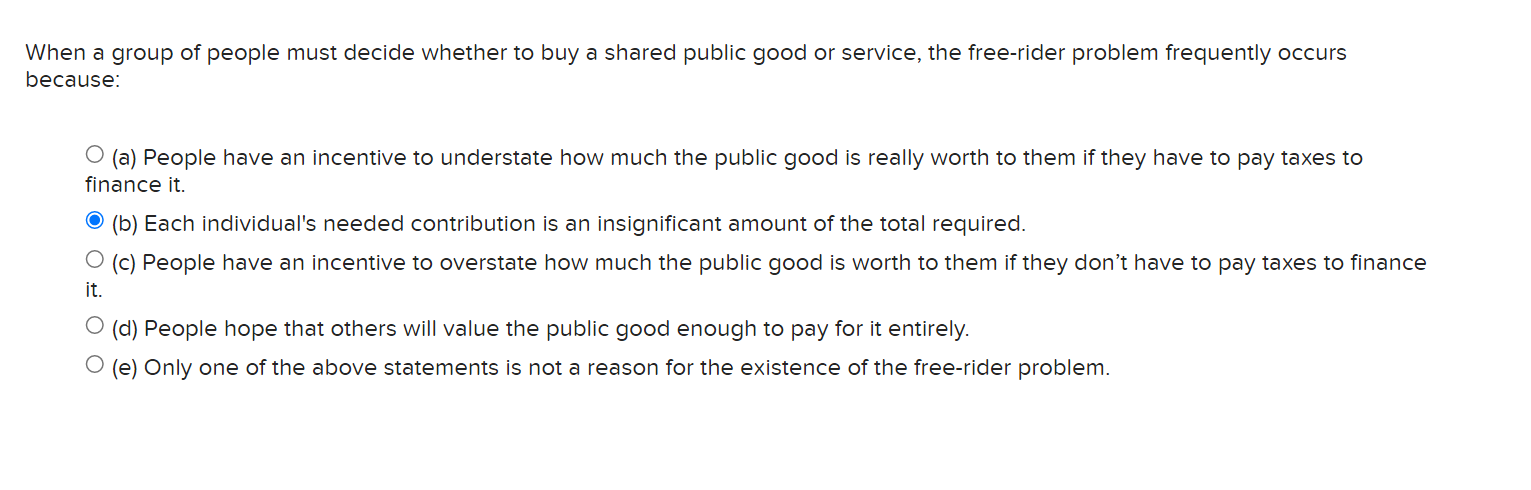 Solved When a group of people must decide whether to buy a | Chegg.com