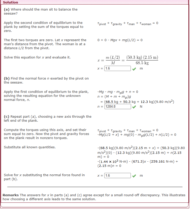 Solved equilibrium and illustrate the use of different axes | Chegg.com