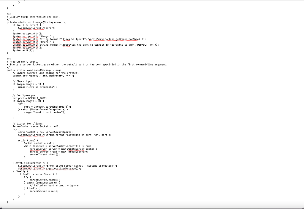 Solved Summary Need Tcp Tls Server Client In Java With 6129