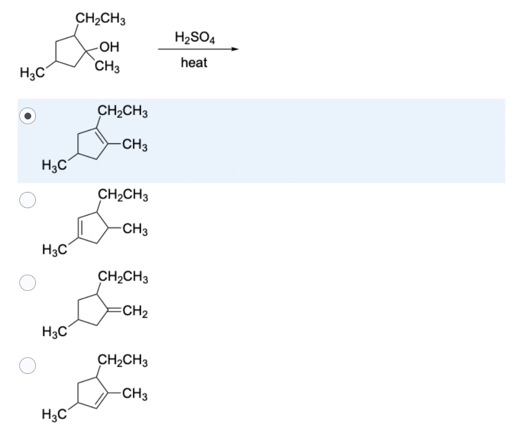Solved heat H2SO4 | Chegg.com