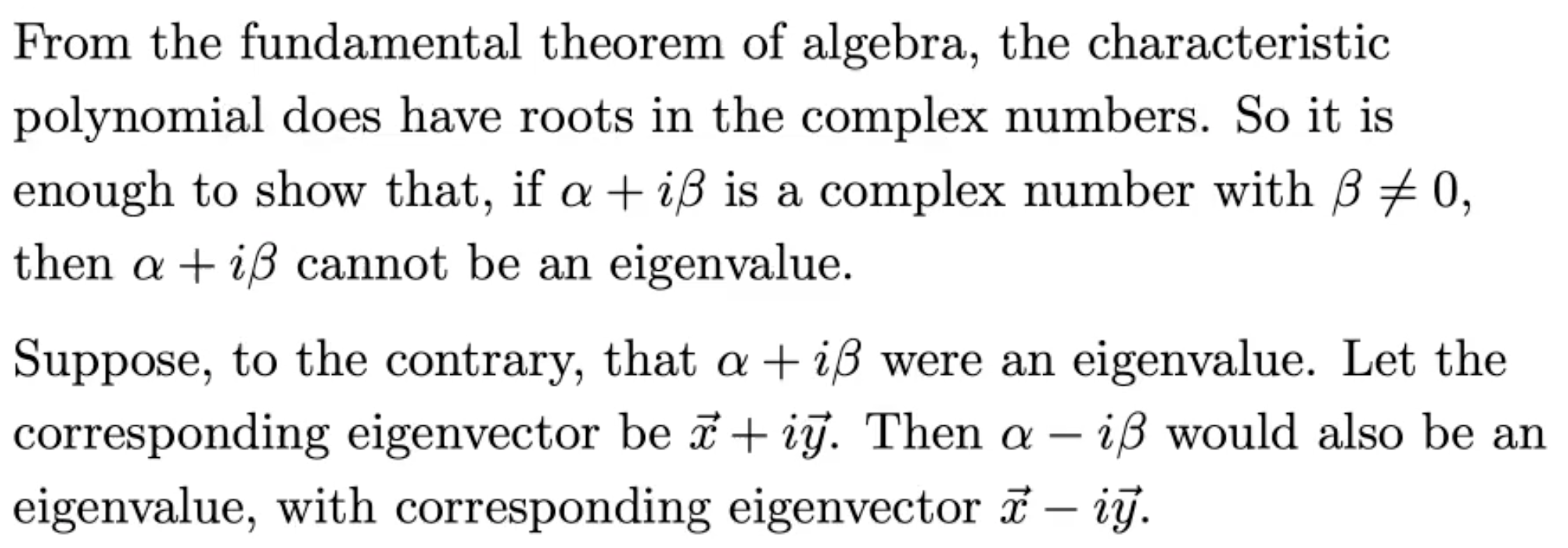 Solved Explain how from 1 pair of eigenvalue and | Chegg.com