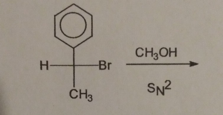 Solved H CH3OH Br - CH₂ SN² | Chegg.com