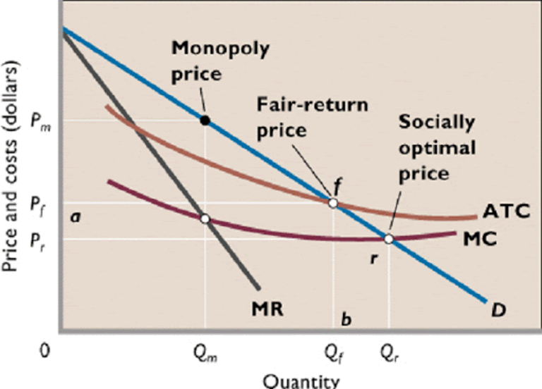 Solved Based on the above graph of a natural monopoly | Chegg.com