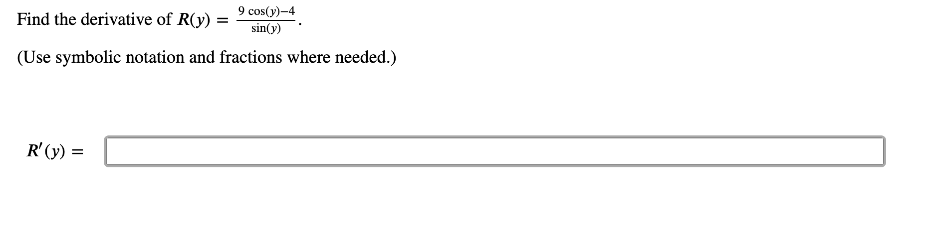 Solved Find the derivative of f(x) = 3 sin(x) - 4 cos(x) | Chegg.com