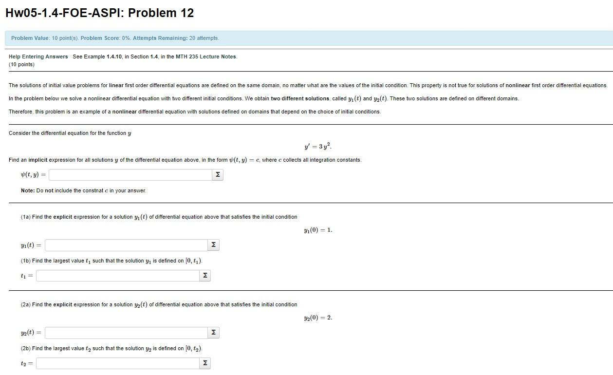 Solved Hw05-1.4-FOE-ASPI: Problem 12 Problem Value: | Chegg.com