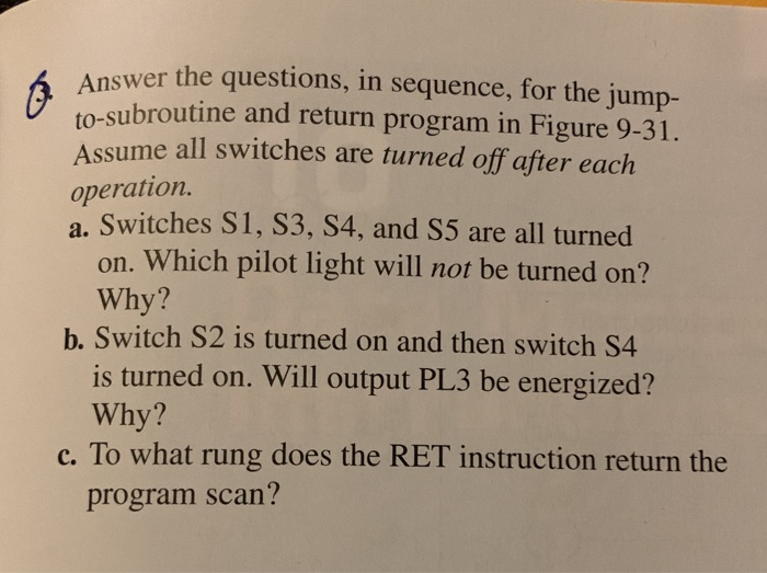 Solved Ladder logic program Main program file 2 Inputs L1 | Chegg.com