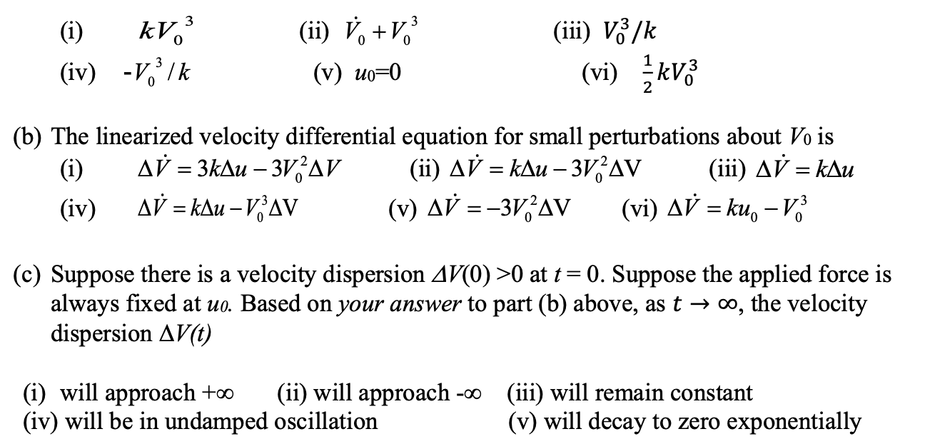 Solved (6) This problem has 3 subparts, and each subpart has | Chegg.com