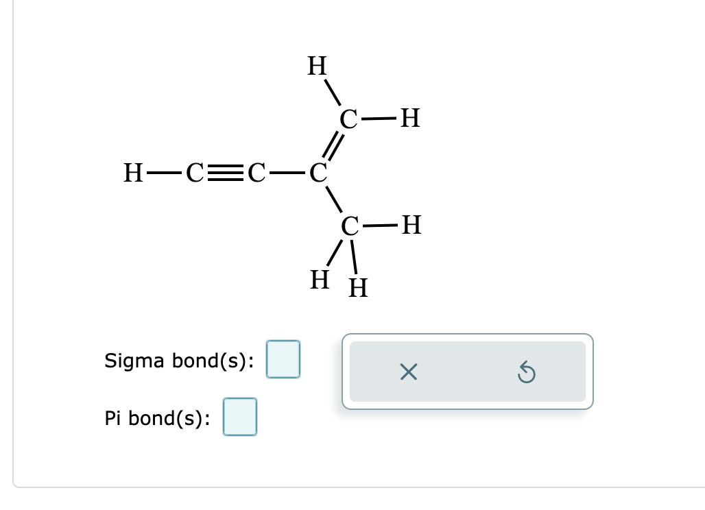 Solved How many sigma bonds and pi bonds are present in each | Chegg.com