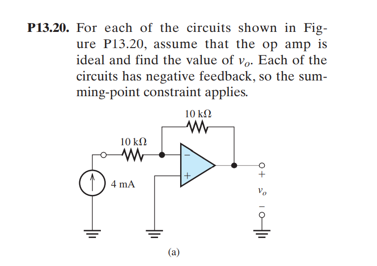 Solved 20. For each of the circuits shown in Figure P13.20, | Chegg.com