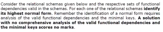 Solved Consider the relational schemas given below and the | Chegg.com