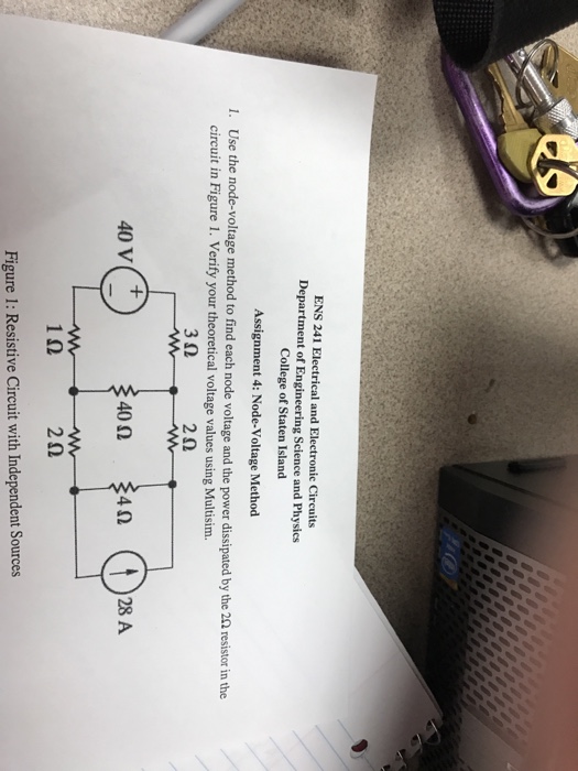 Solved Use the node-voltage method to find each node voltage | Chegg.com