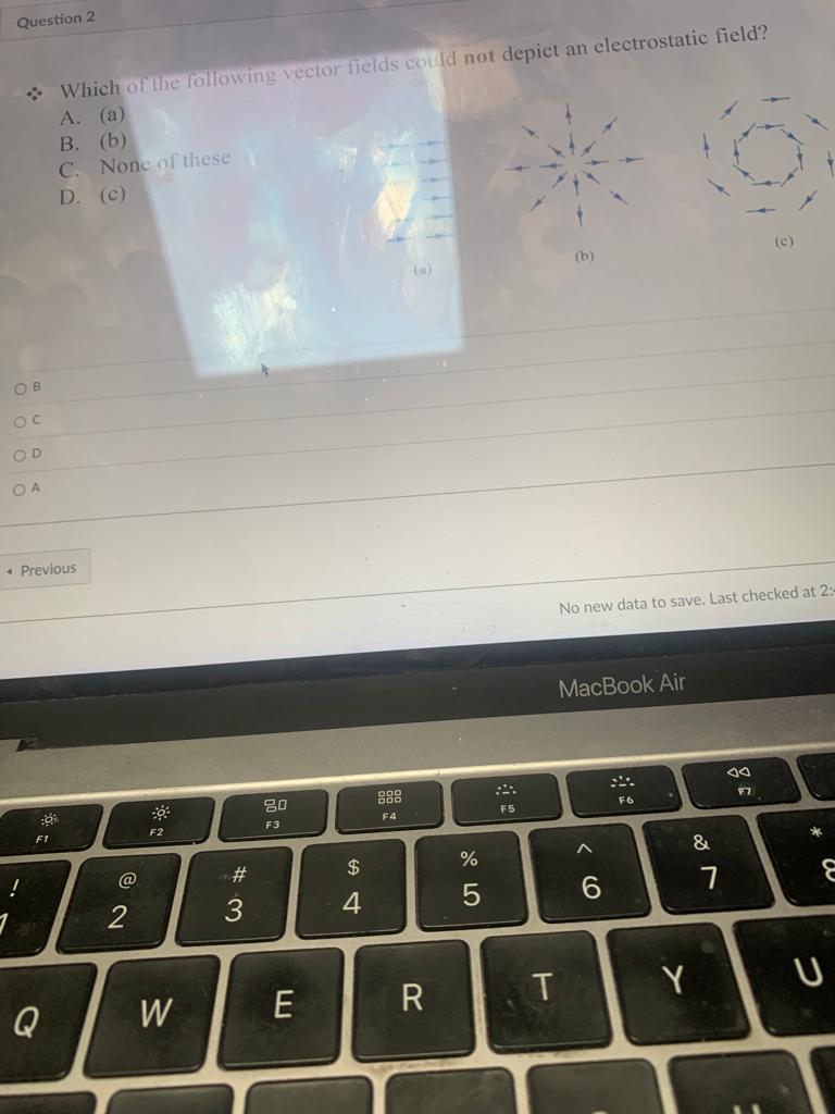 Solved Question 2 * Which of the following vector fields | Chegg.com