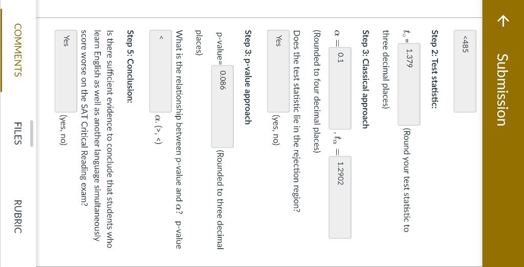 Solved Do students who learned English as well as another | Chegg.com