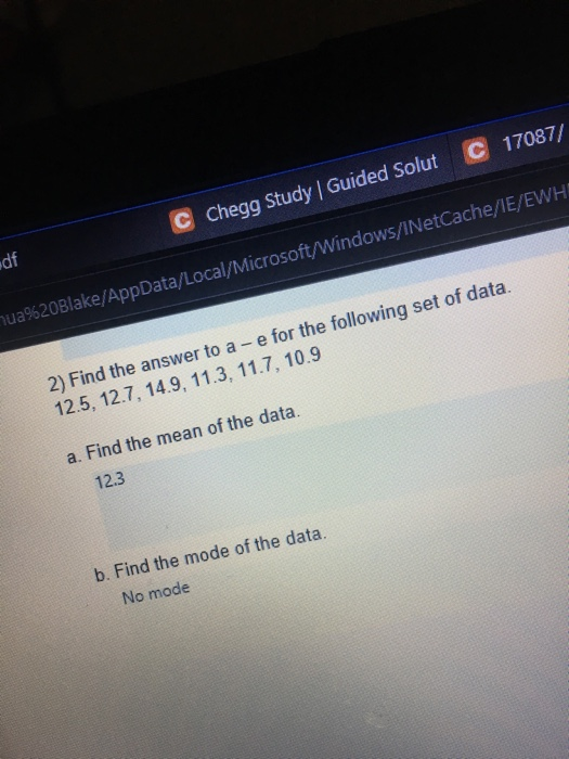 Solved C Chegg Study | Guided Solut C 17087 NetCache/IE/EWH | Chegg.com