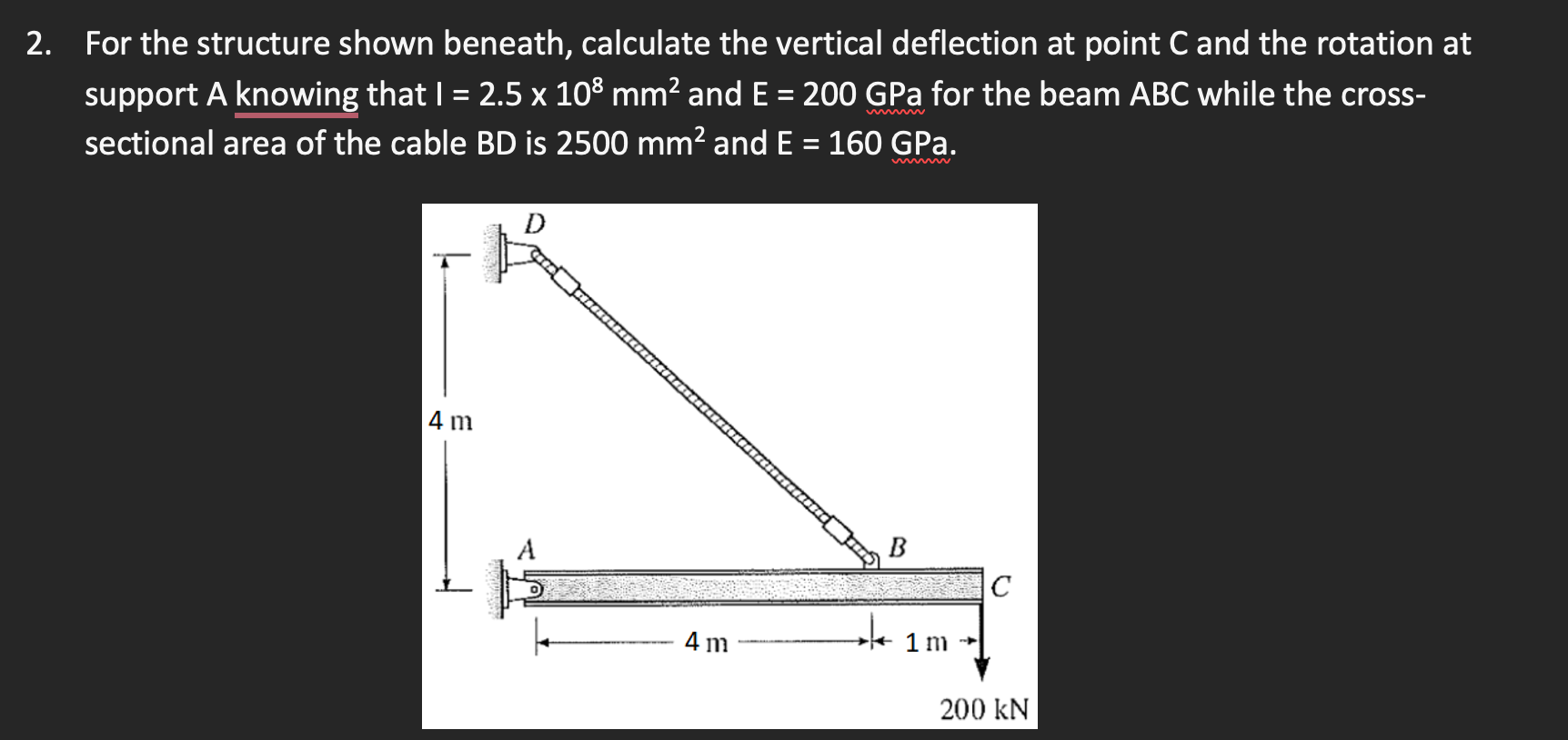 Solved Answer with explanation For the structure shown | Chegg.com
