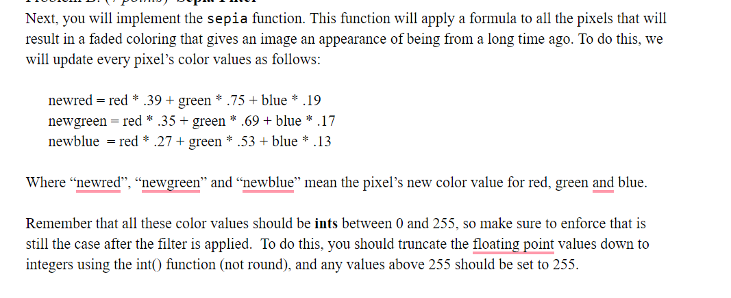 Solved In Python write a new function following these | Chegg.com