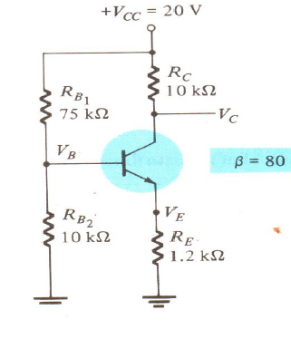 Solved Calculate the IC, IB, IE, and VCE values in the | Chegg.com