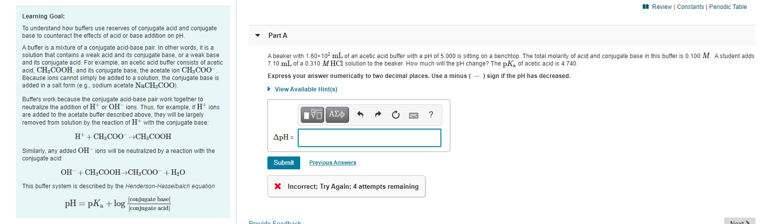 Solved MI Review Constants Periodic Table Learning Goal: To | Chegg.com