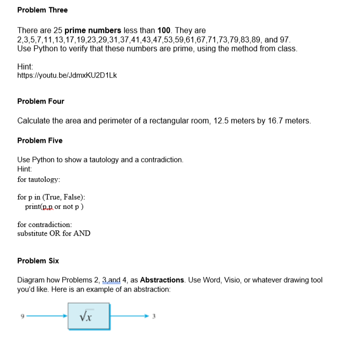 Solved Problem Three There are 25 prime numbers less than | Chegg.com