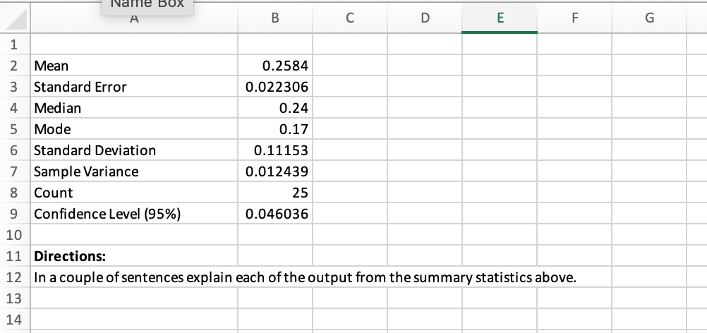 Using Excel, answer these questions. Make sure to | Chegg.com