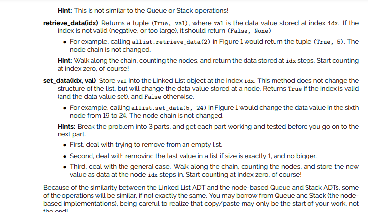 Solved LLIST .PY FILE BELOW class node(object): """ A | Chegg.com