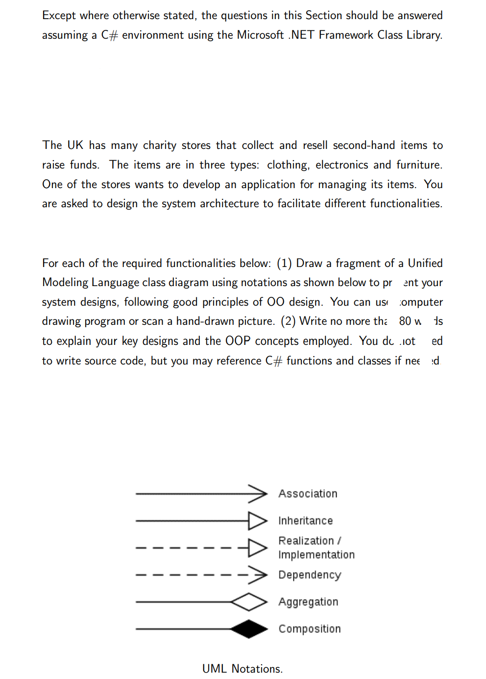 Solved Except where otherwise stated, the questions in this | Chegg.com