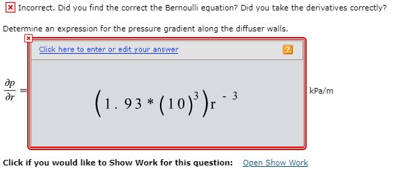 Solved Part 1 Water flows through a two-dimensional diffuser | Chegg.com