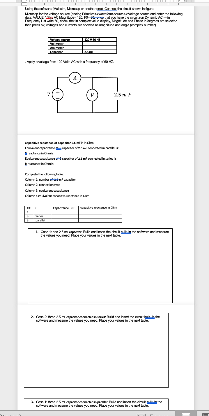 Solved Using the software (Multisim, Microcap or another | Chegg.com