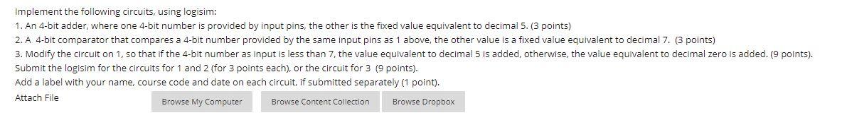 Implement the following circuits, using logisim: 1. | Chegg.com
