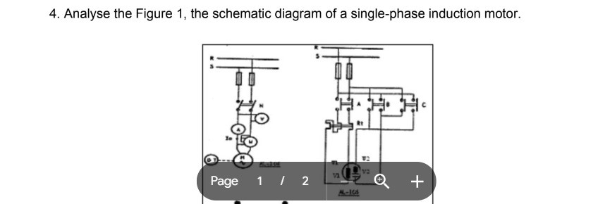 Solved 4. Analyse the Figure 1, the schematic diagram of a | Chegg.com