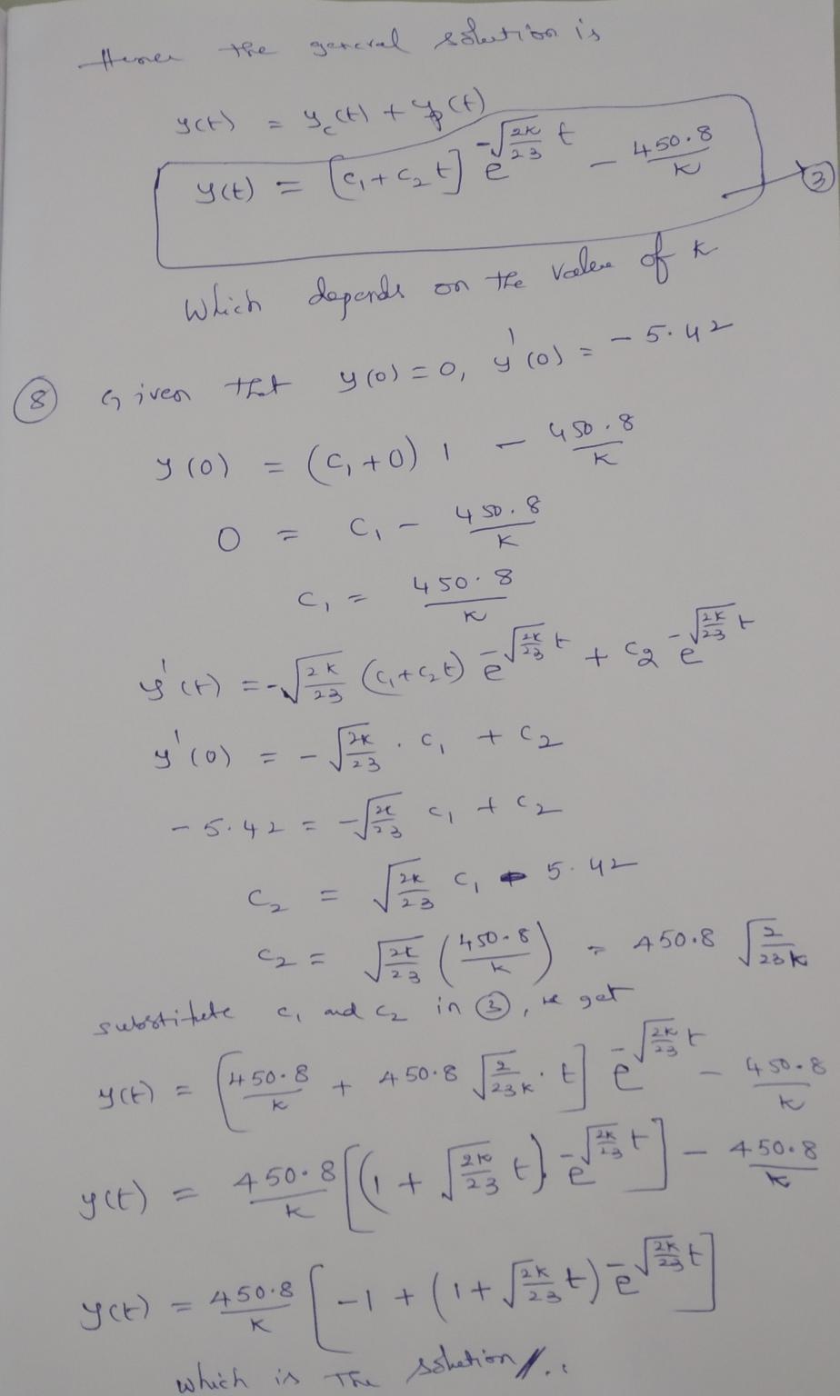 Solved Modeling Exercise 6.4.2 Use the method of | Chegg.com