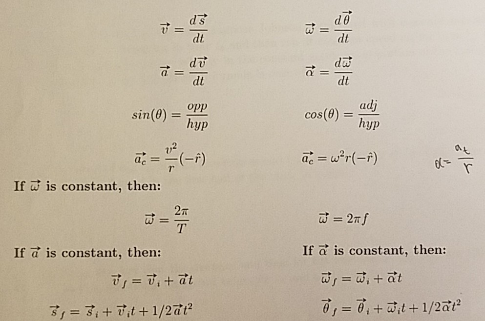 Solved I am is a intro physics class and I am problems with | Chegg.com